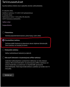 Näin teet virustarkistuksen Windows 11 tietokoneella ilmaisella windowsin suojaus -ohjelmalla ...